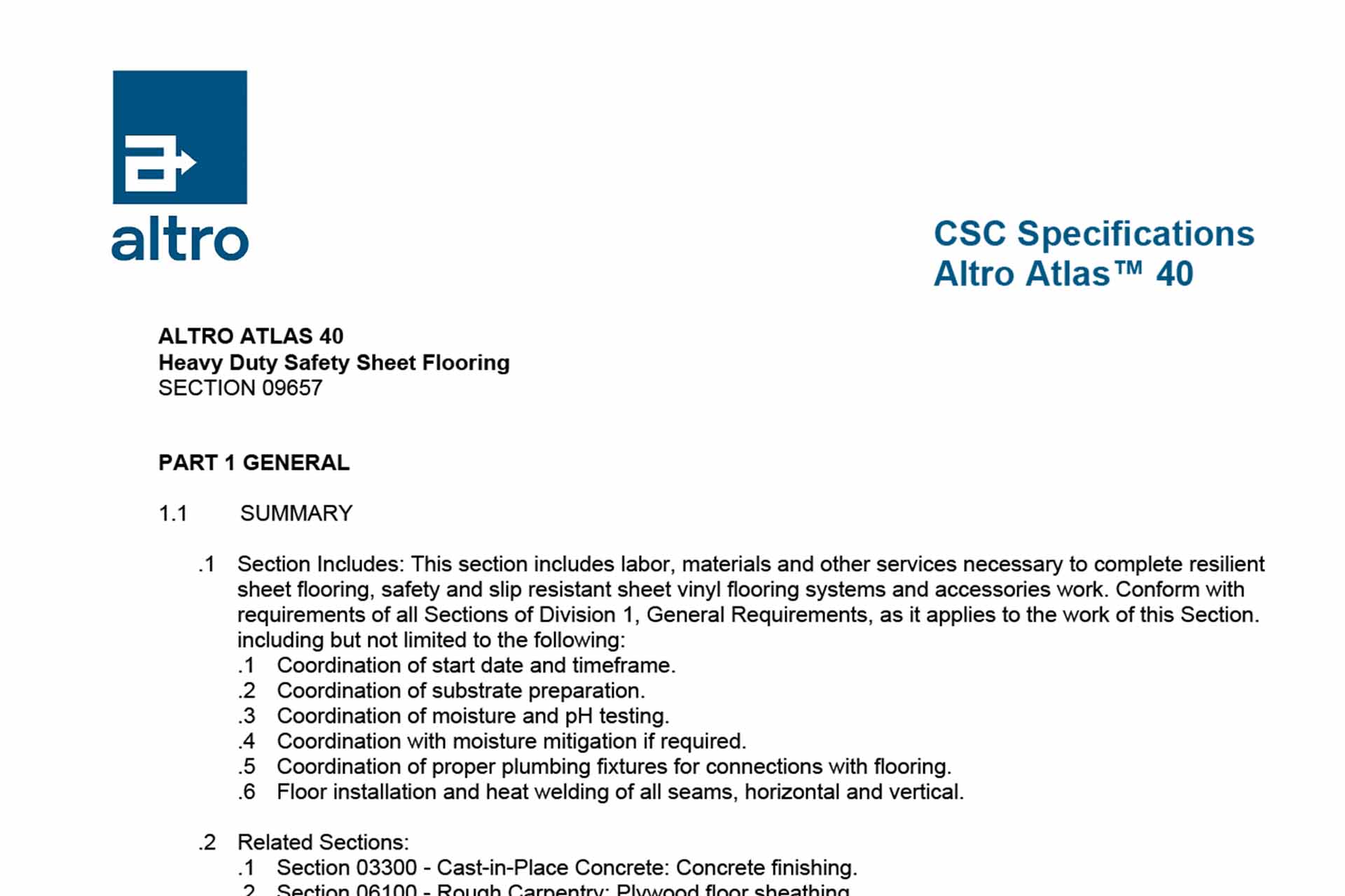Altro Flooring Specification | Viewfloor.co